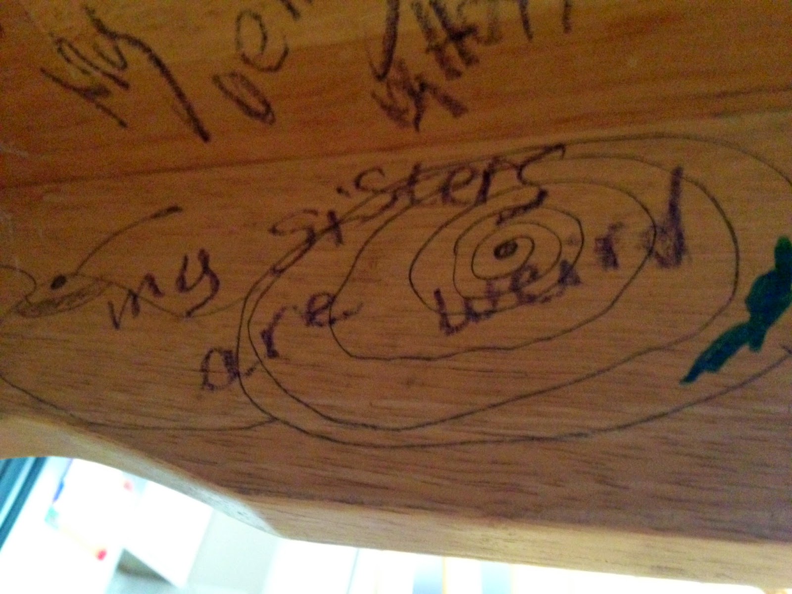 Under the Table, Drawing: Under the Table, Drawing