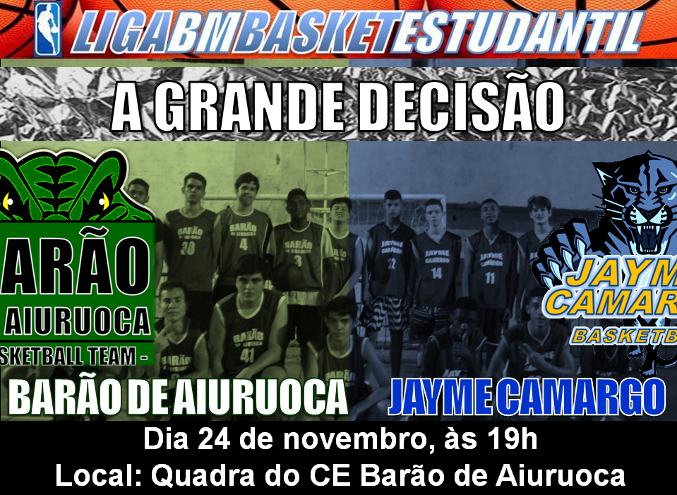 Fala Jayme: Basquete do Jayme está na final da Liga BM Estudantil 2015