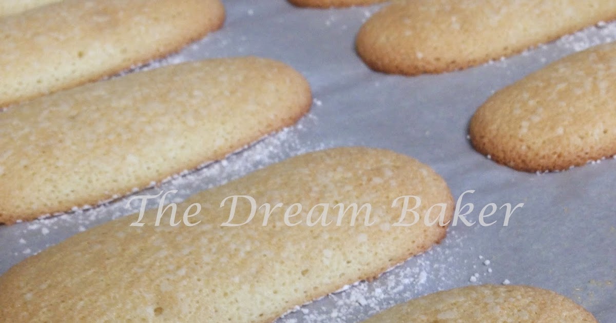 The Dream Baker...: Homemade Ladyfingers (Sponge Biscuits)