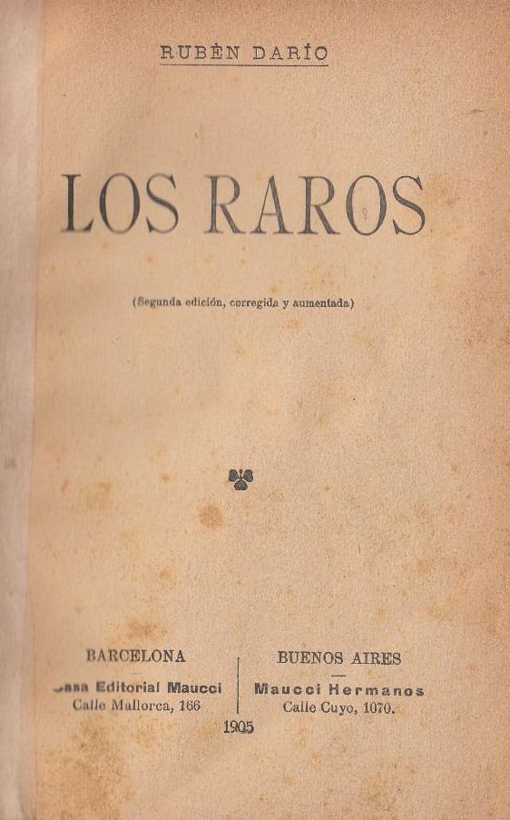 La admiración por el “raro” Poe y el terror de Rubén Darío ...