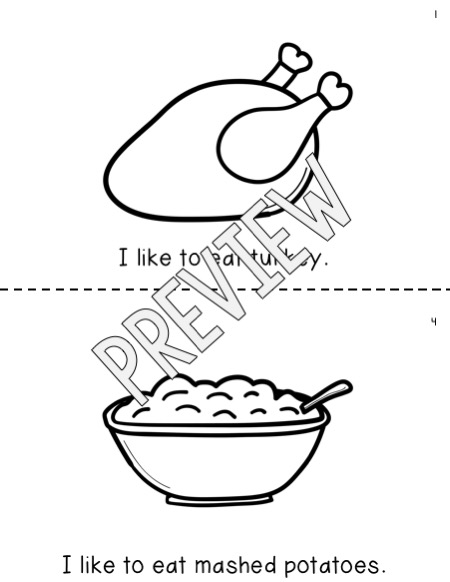 Emily Jane Creates: THANKSGIVING AND FALL EMERGENT READERS