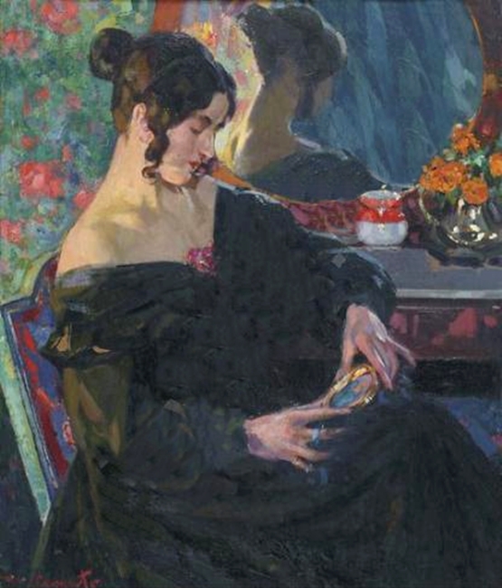 Ulisse CAPUTO (1872-1948) | Catherine La Rose ~ The Poet of Painting