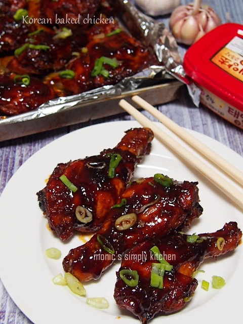 Korean Baked Chicken - Monic's Simply Kitchen