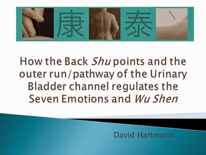 Chinese Medicine: History & Philosophy: How the Back Shu points and ...