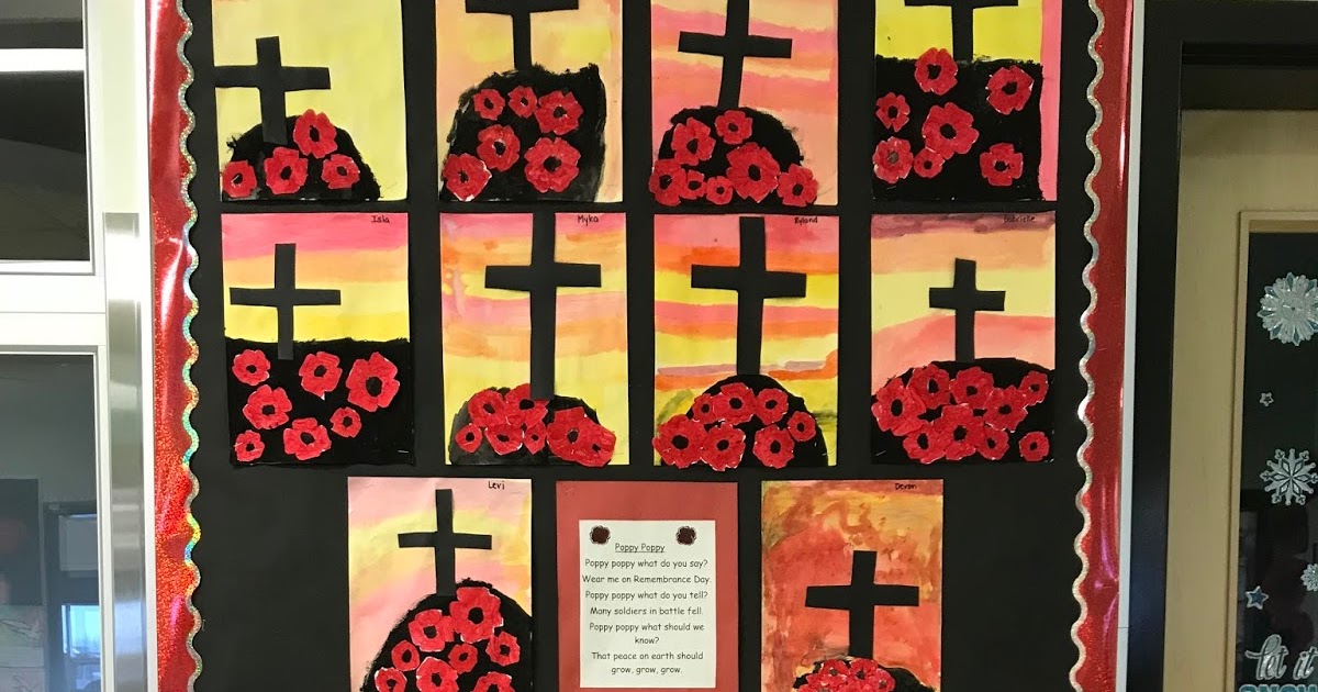 Miss. Vanchu's Classroom Blog : Remembrance Day Art