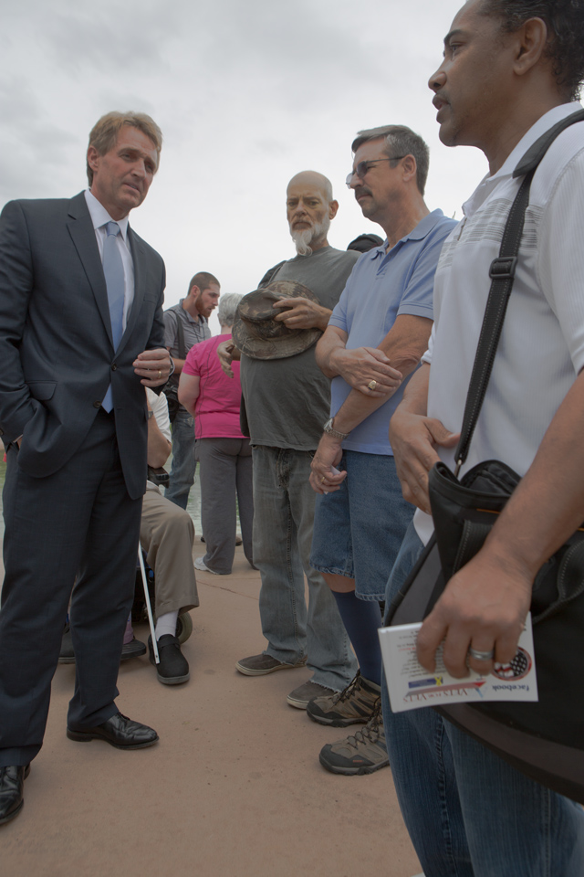 Photographic Portfolio: Senator Flake at the Phoenix VA, 2014