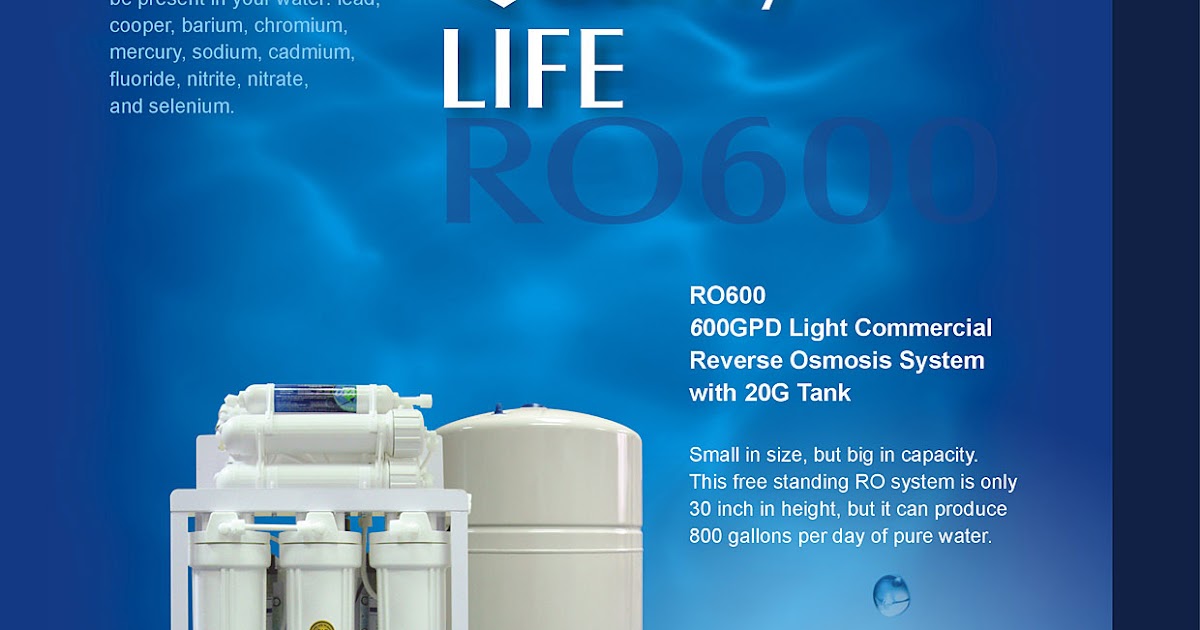 PurePro® RO600 Light Commercial Reverse Osmosis Water System