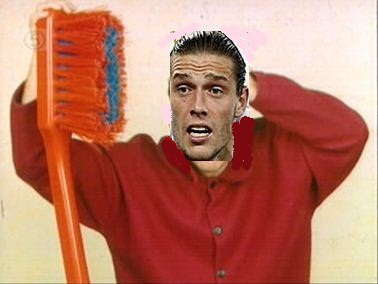 brushing his teeth at chelsea