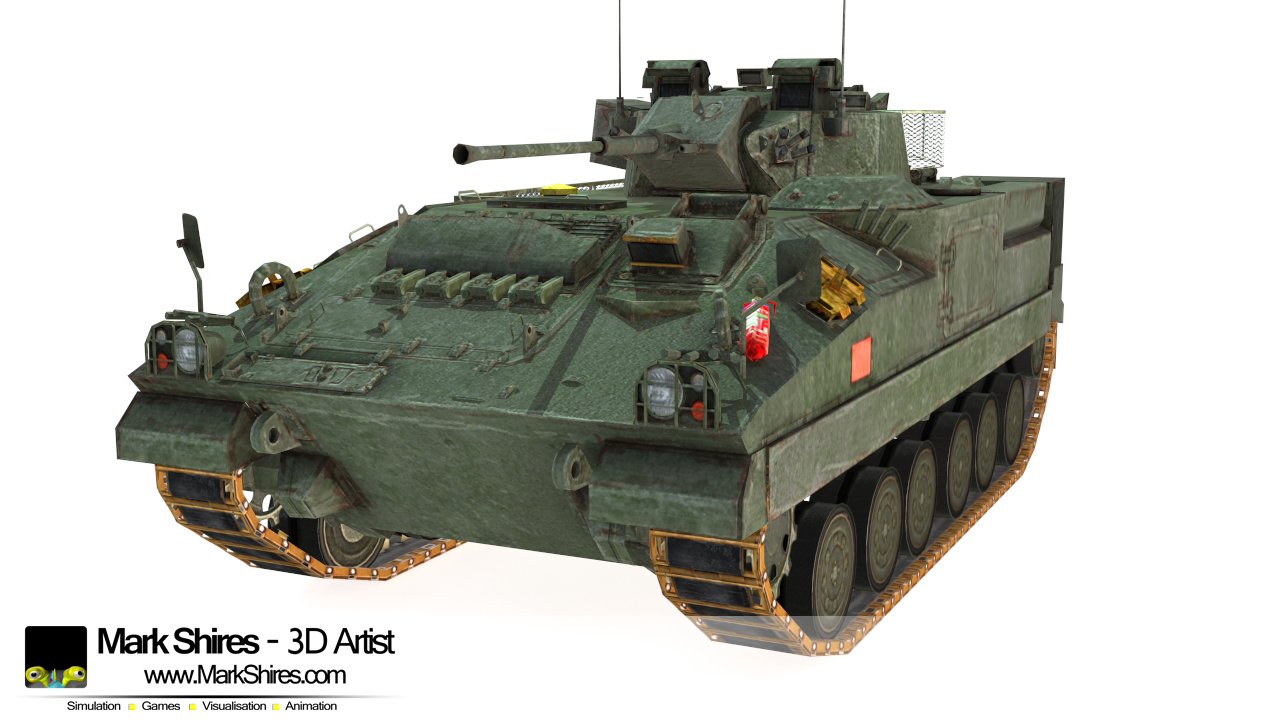 Mark Shires - 3D Artist: Warrior Tank Model