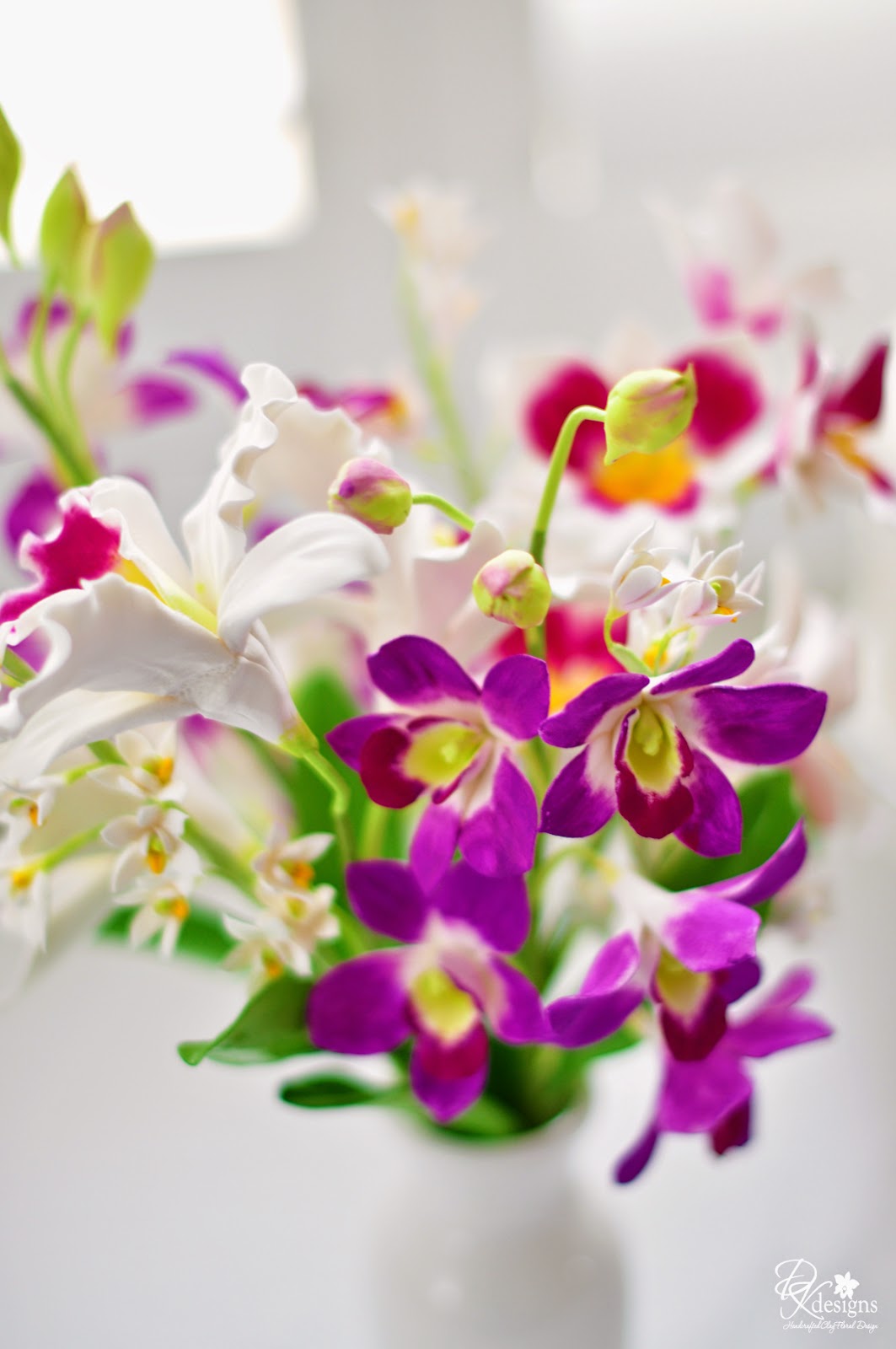 DK Designs: Custom Orchid Arrangement
