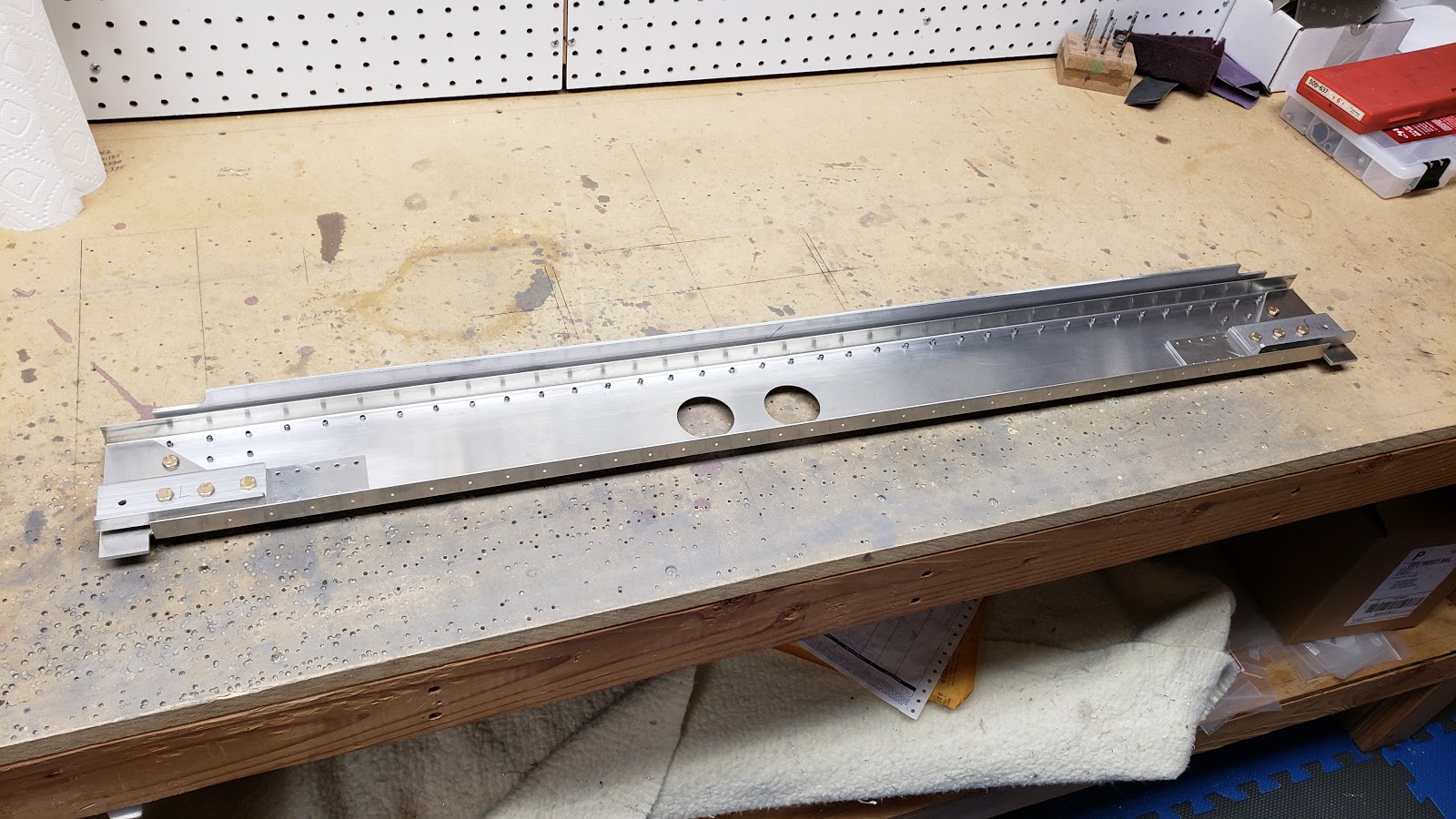 Paegelow's Waiex-B Build Log: Rear Wing Spar Carry-Through Assembly (3)