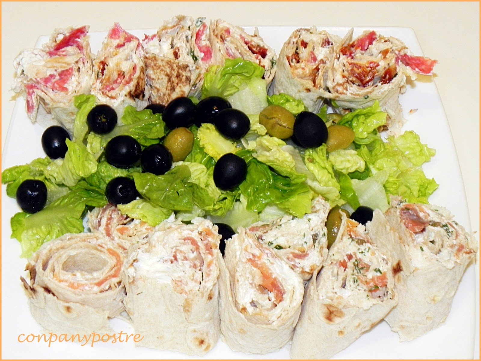 Con pan y postre: Pan lavash relleno para picoteo