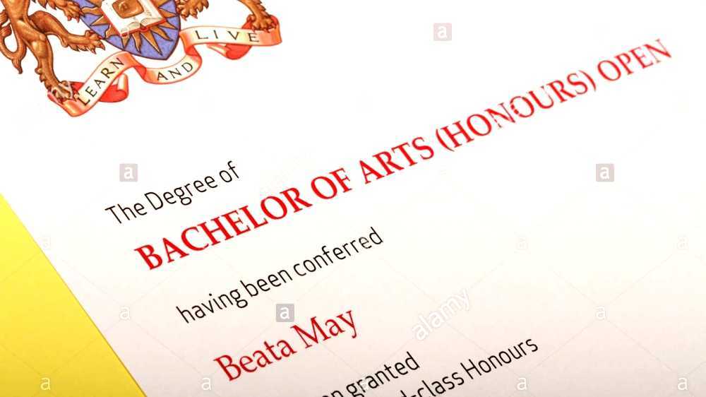 Honours degree