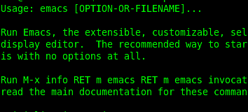 Emacs Command Line >> { emaniacs }