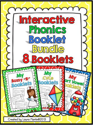 Interactive Booklets Make Phonics Fun in Kindergarten and First Grade ...