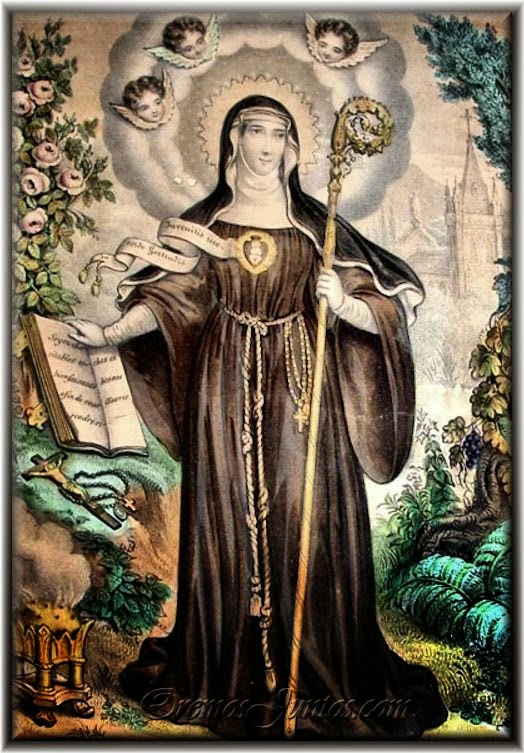 ® Blog Católico Gotitas Espirituales ®: BIOGRAFÍA DE SANTA GERTRUDIS ...