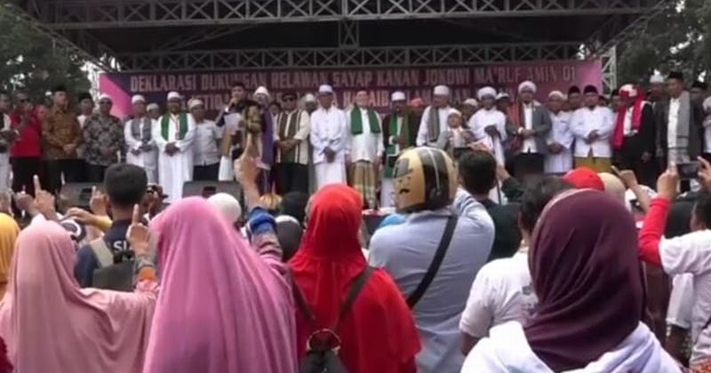 Ratusan Habib Dan Ulama Deklarasi Dukungan Untuk Jokowi Maruf Info