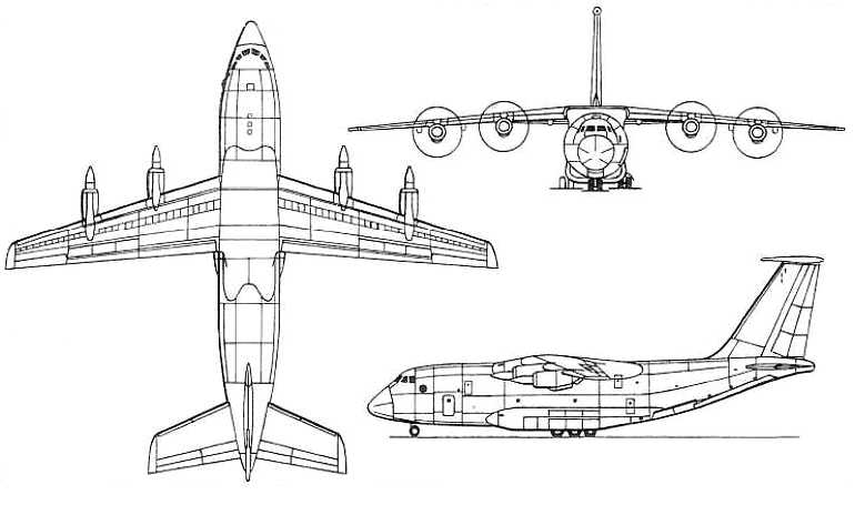 AIRPLANE SCALE MODELKIT: ANTONOV An-70