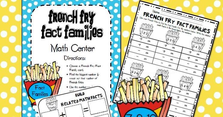 French Fries Math Activity