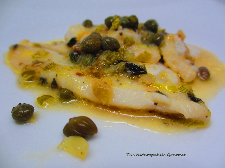 Simple Sole With Lemon Caper Sauce