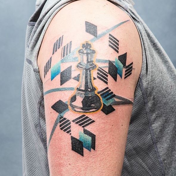 48 Creative Chess Tattoos Ideas and Designs (2018) | TattoosBoyGirl