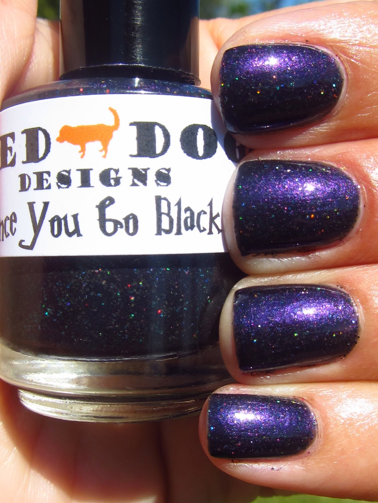 My Nail Polish Obsession: Red Dog Designs Once You Go Black...