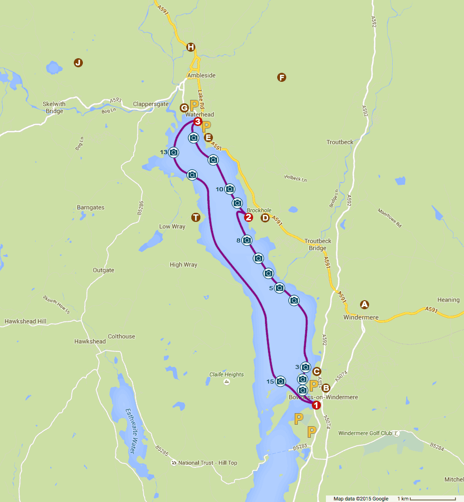 Personal Britain: CUMBRIA: Windermere Bowness Cruise