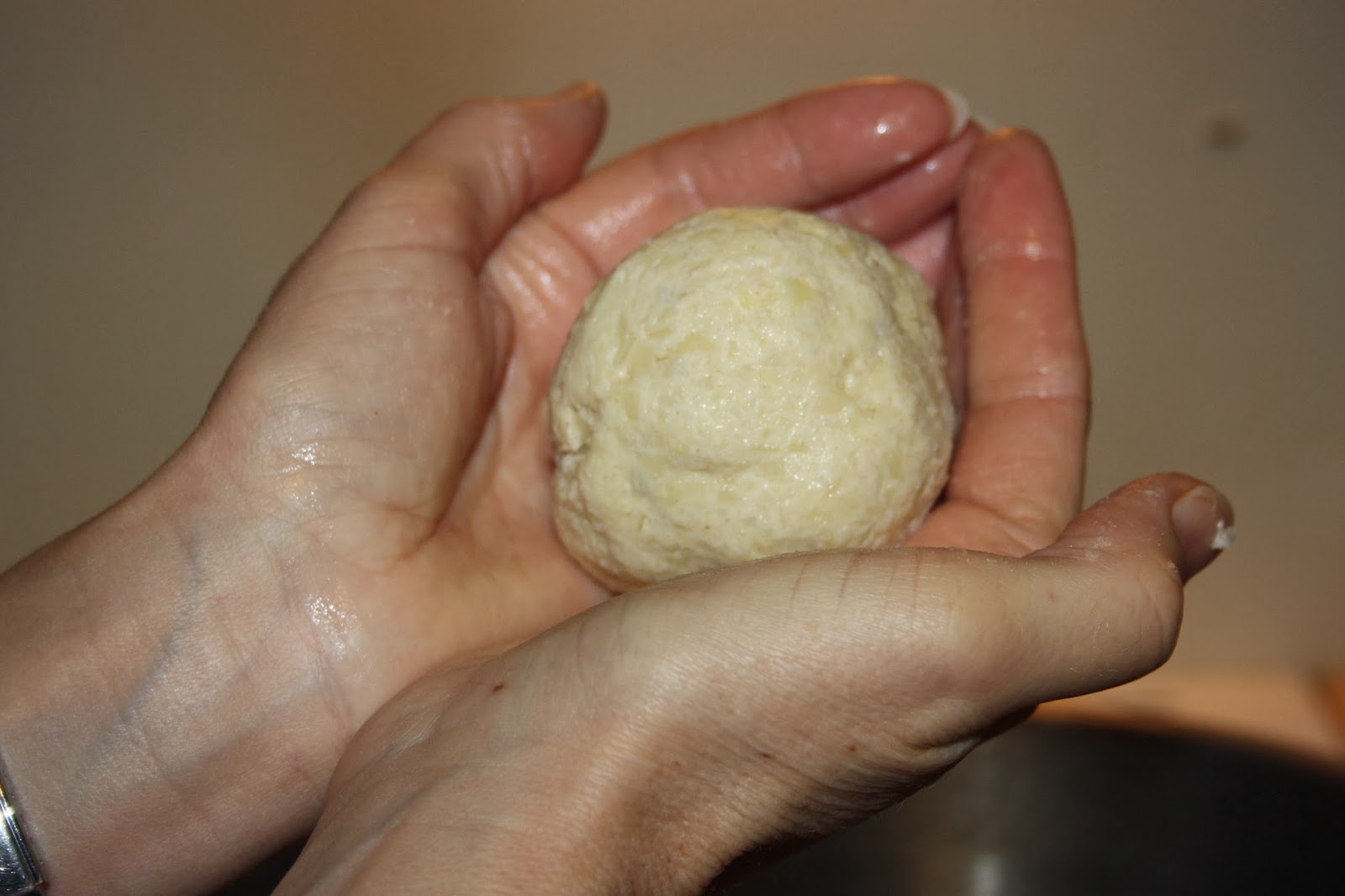 Solveig si side: Potetball i foodprosessor