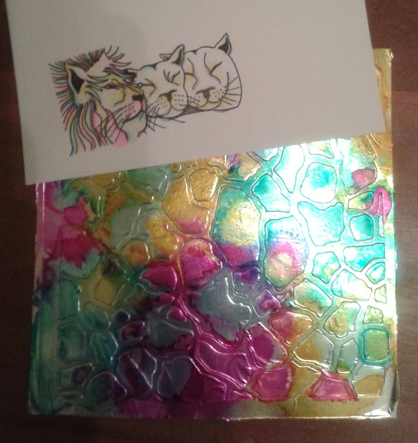 Its craft o'clock: Kitchen foil... not just for cooking!