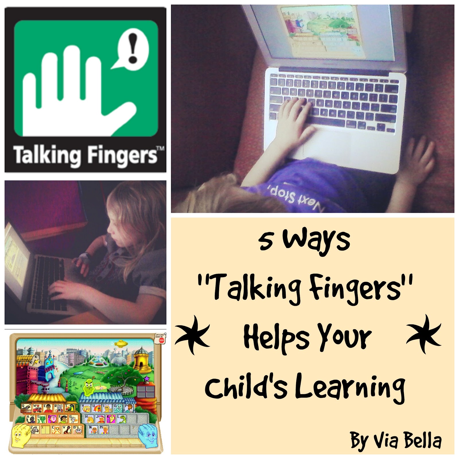 Via Bella: 5 Ways "Talking Fingers" Helps Your Child's Learning