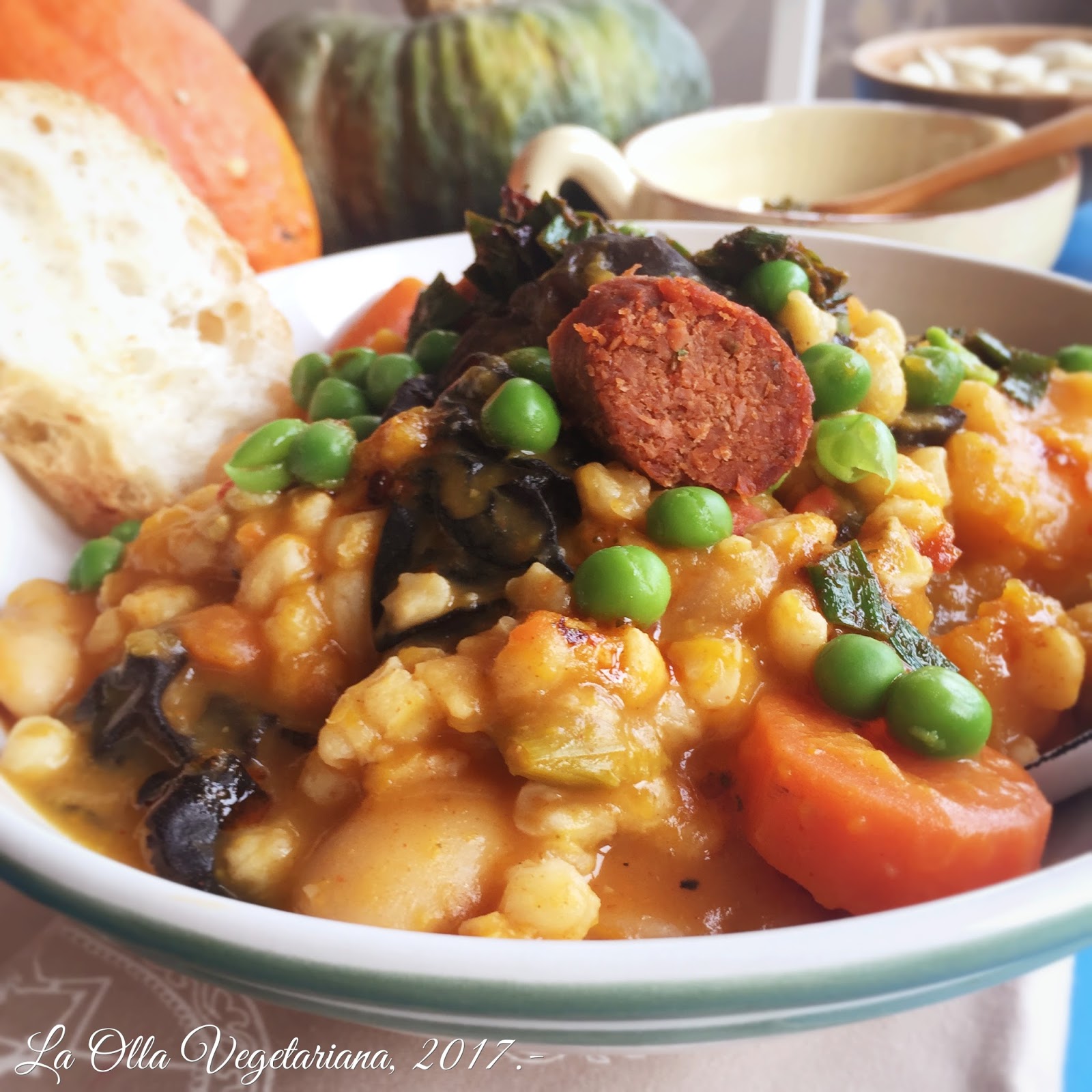 La Olla Vegetariana: Locro vegetariano