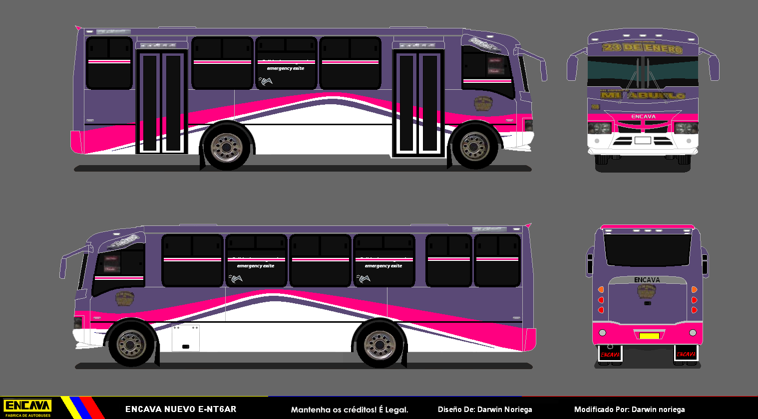 Diseños Encava y Otra Buses Venezuela