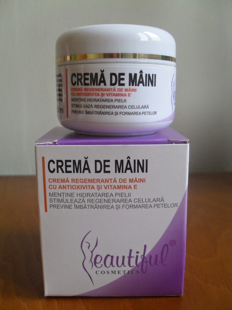 Crema de maini Beautiful Cosmetics - review