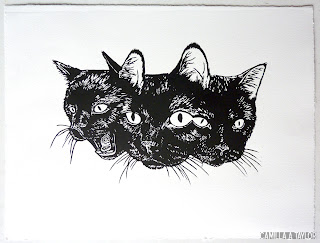 Horseflesh Productions: Three headed cat
