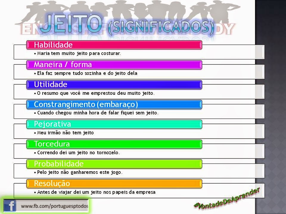 Português para todos: Jeito (definições)