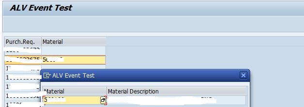 Tutorials for SAP ABAP: Trigger ALV Event