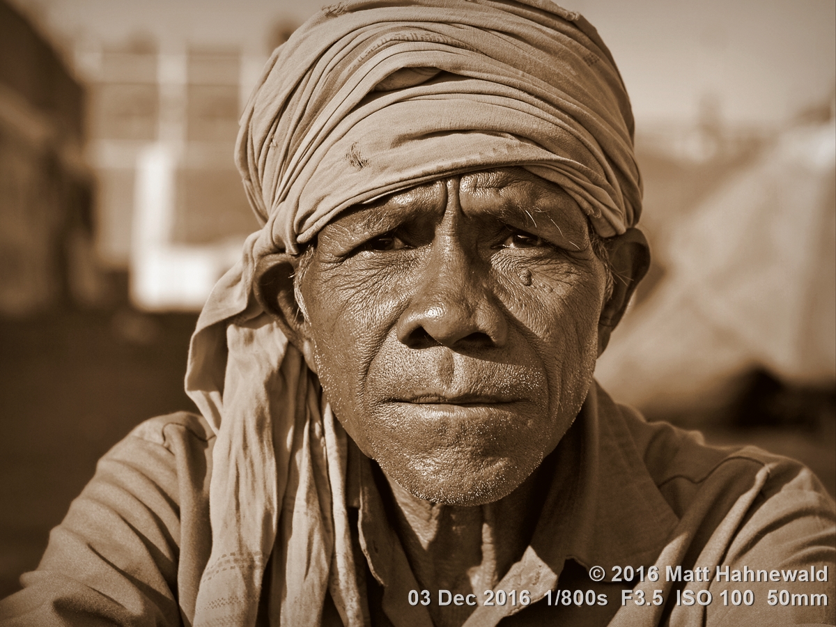 Facing the World: Nostalgifying Portraits with Sepia