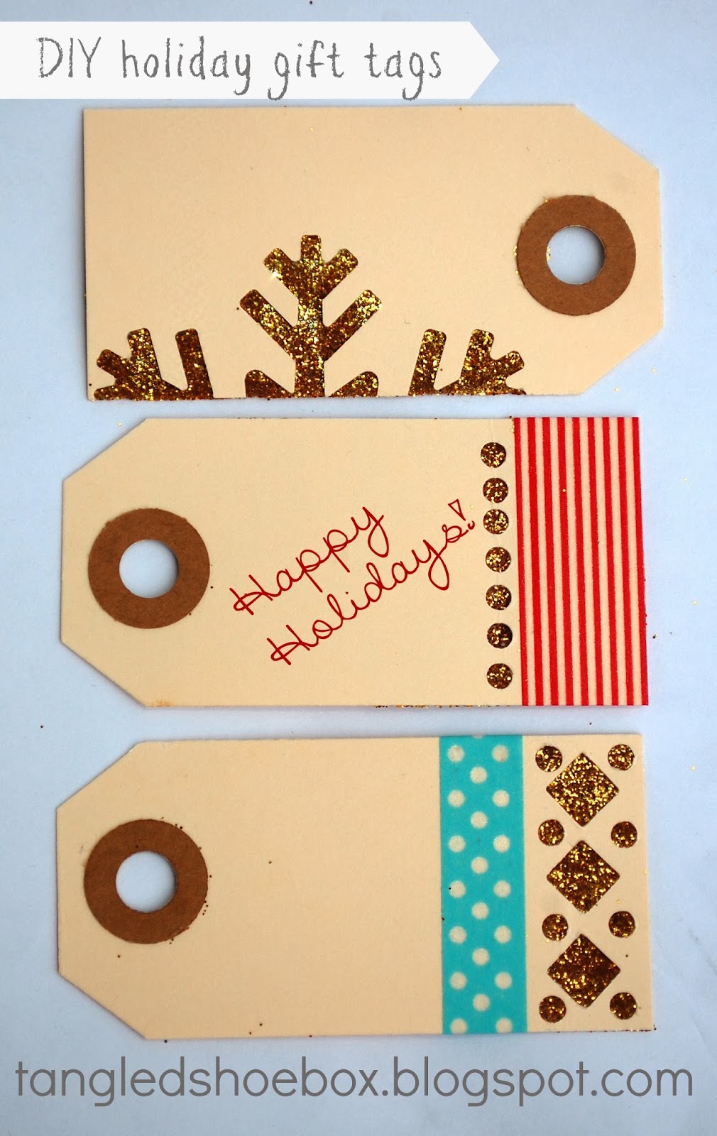 tangled shoebox: DIY Gift Tags