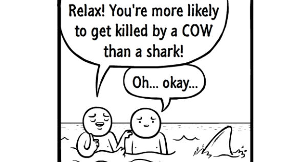 Now That The Cow is Dead - Personal Injury : Cow vs.Shark....Who Wins?
