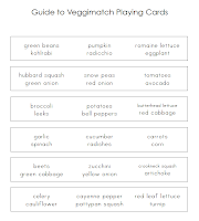 The Helpful Garden: Vegetable Match Game