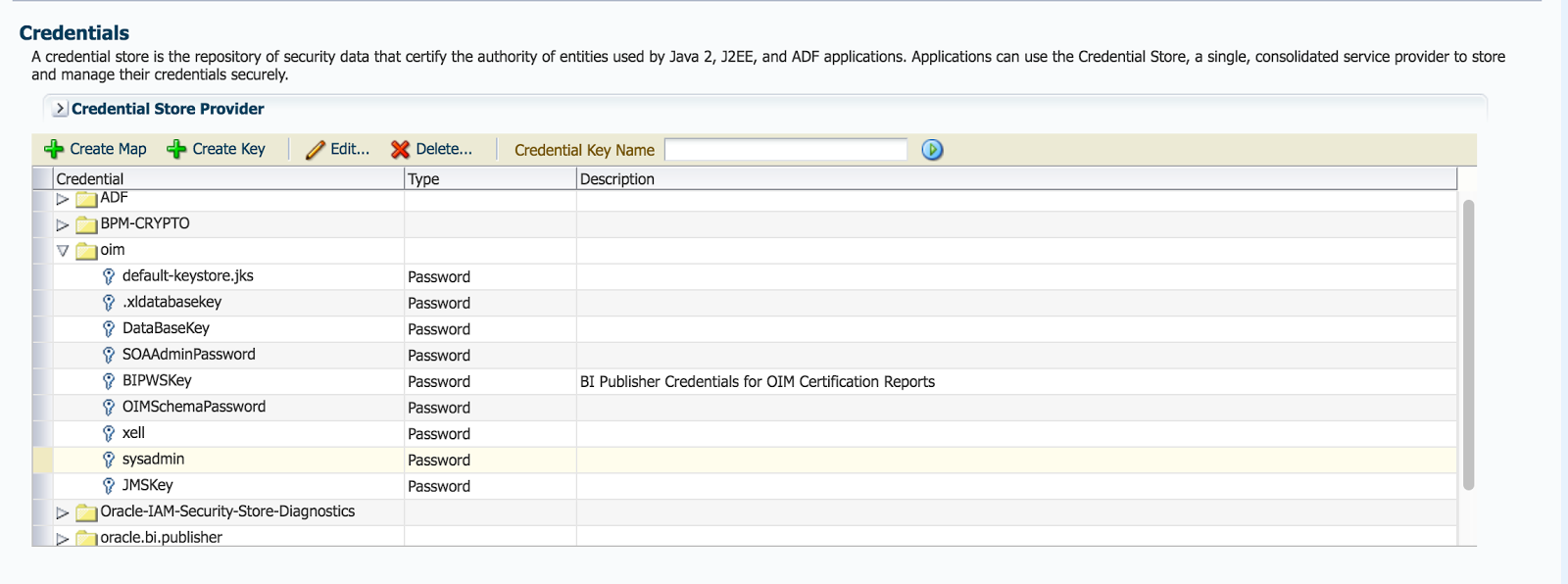 Oracle Stack: Retrieve Credential From WebLogic Credential Store