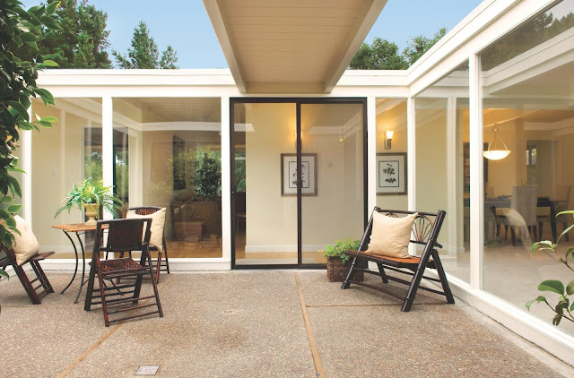 White Floors: joseph eichler american mid century modern homes
