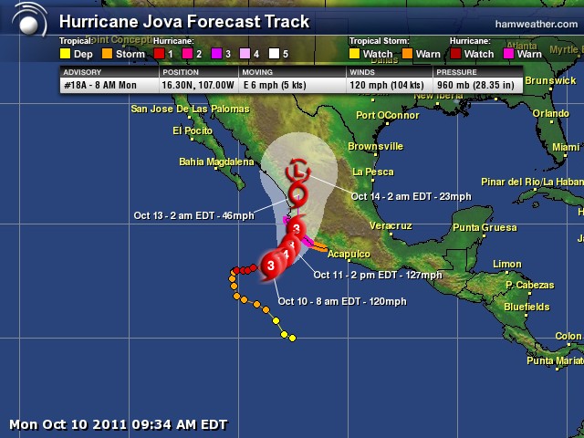 GEOLOGY around the world: Huracán Jova 2011