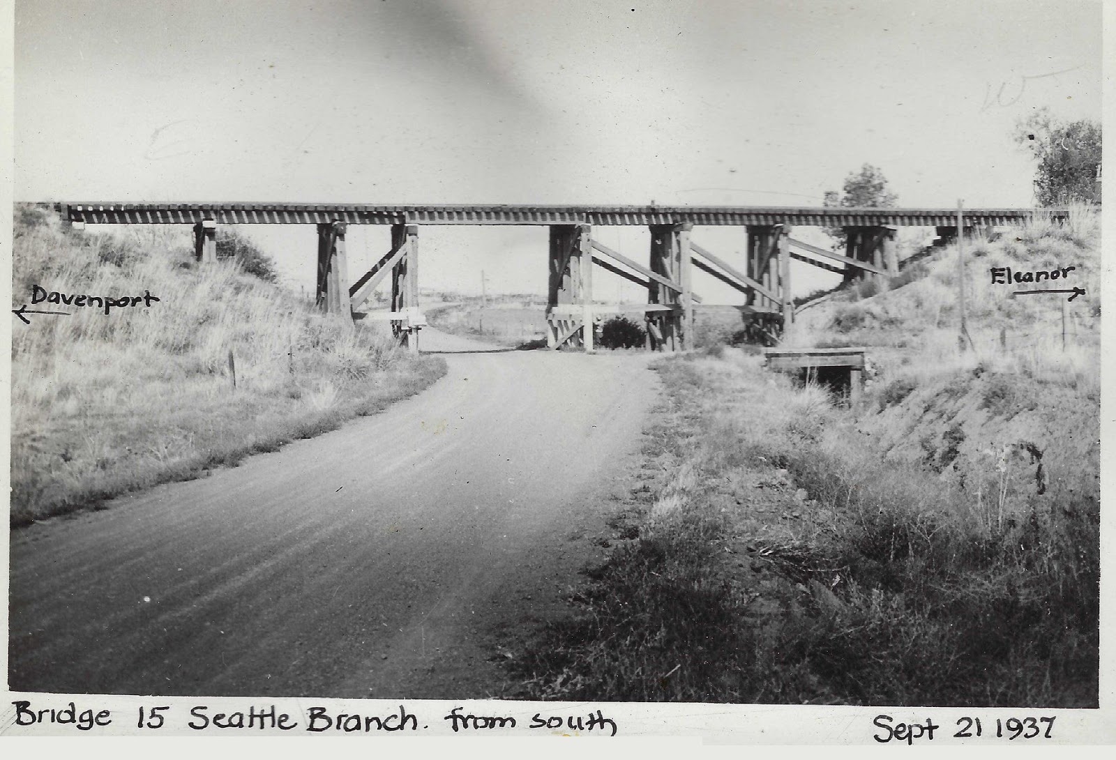 Big Bend Railroad History: Bridges Of The Seattle Branch