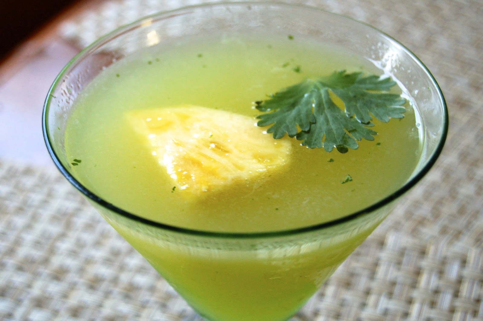 Kettler Cuisine: Cocktail Month: Cilantro Pineapple Julep