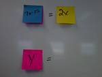 Mrs. Graham's Math: Post it note substitution