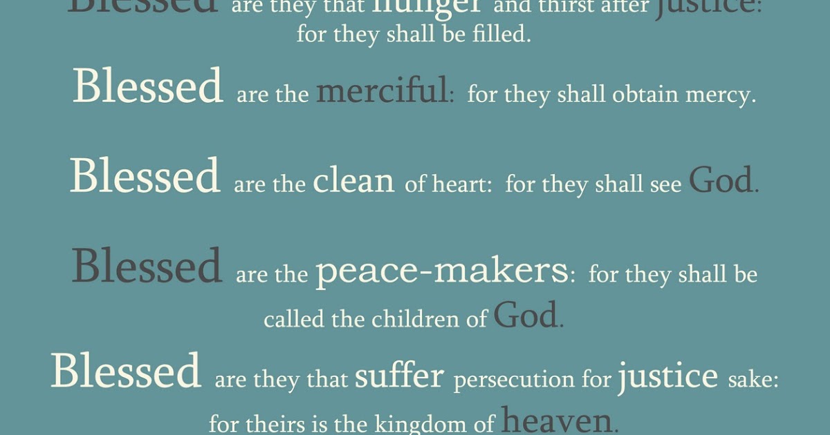 crEATe: Free Printable Beatitudes