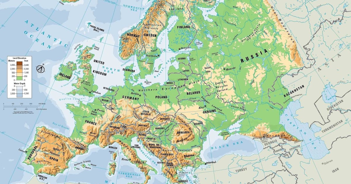 GEOGRAFI LINGKUNGAN: DAFTAR NEGARA-NEGARA DI BENUA EROPA