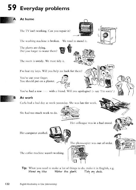 The English Corner II: Vocabulary: Everyday Problems