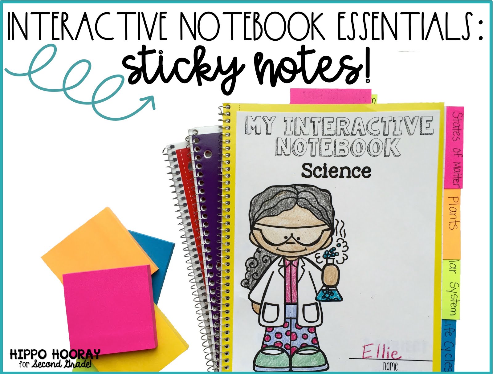Interactive Notebook Essentials: Sticky Notes! - Hippo Hooray for ...